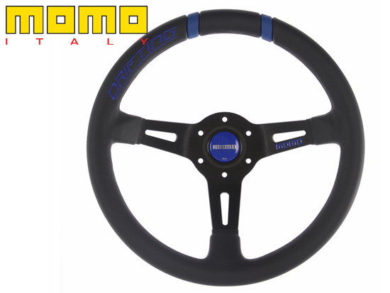 Steering wheel Drifting blue - Momo VDRIFT33NBLU - VDRIFT33NBLUR ...