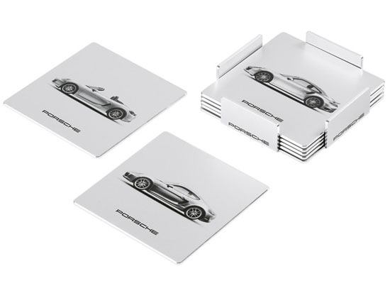 WAP0500500F Porsche Coasters, Set of 6 - WAP0500500F | Design 911