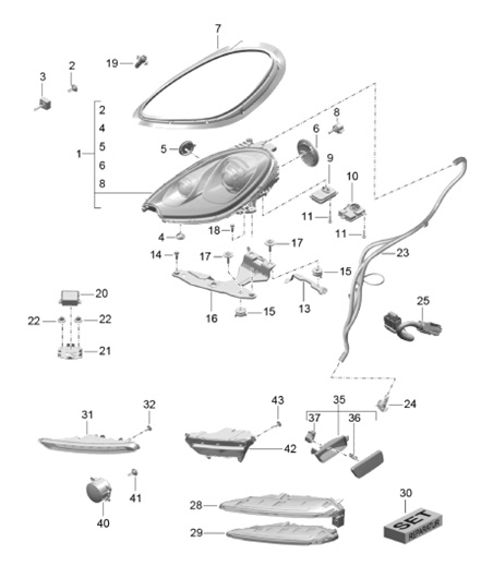 Buy Porsche Macan (95B) MK1 (2014-2018) 95B.1 Macan S Diesel 3.0L V6 ...