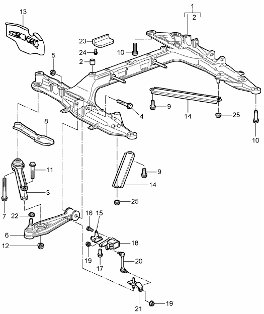Control Arm FRONT. Porsche 987 / Cayman / 997 99134105306 99134105305 ...