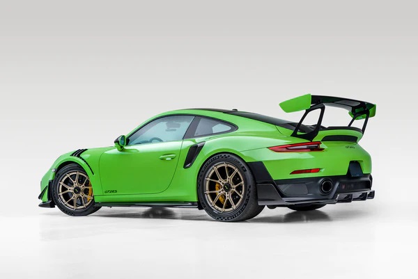 Rear wing extended risers, aluminium. Porsche 991 GT3 RS / GT2 RS ...