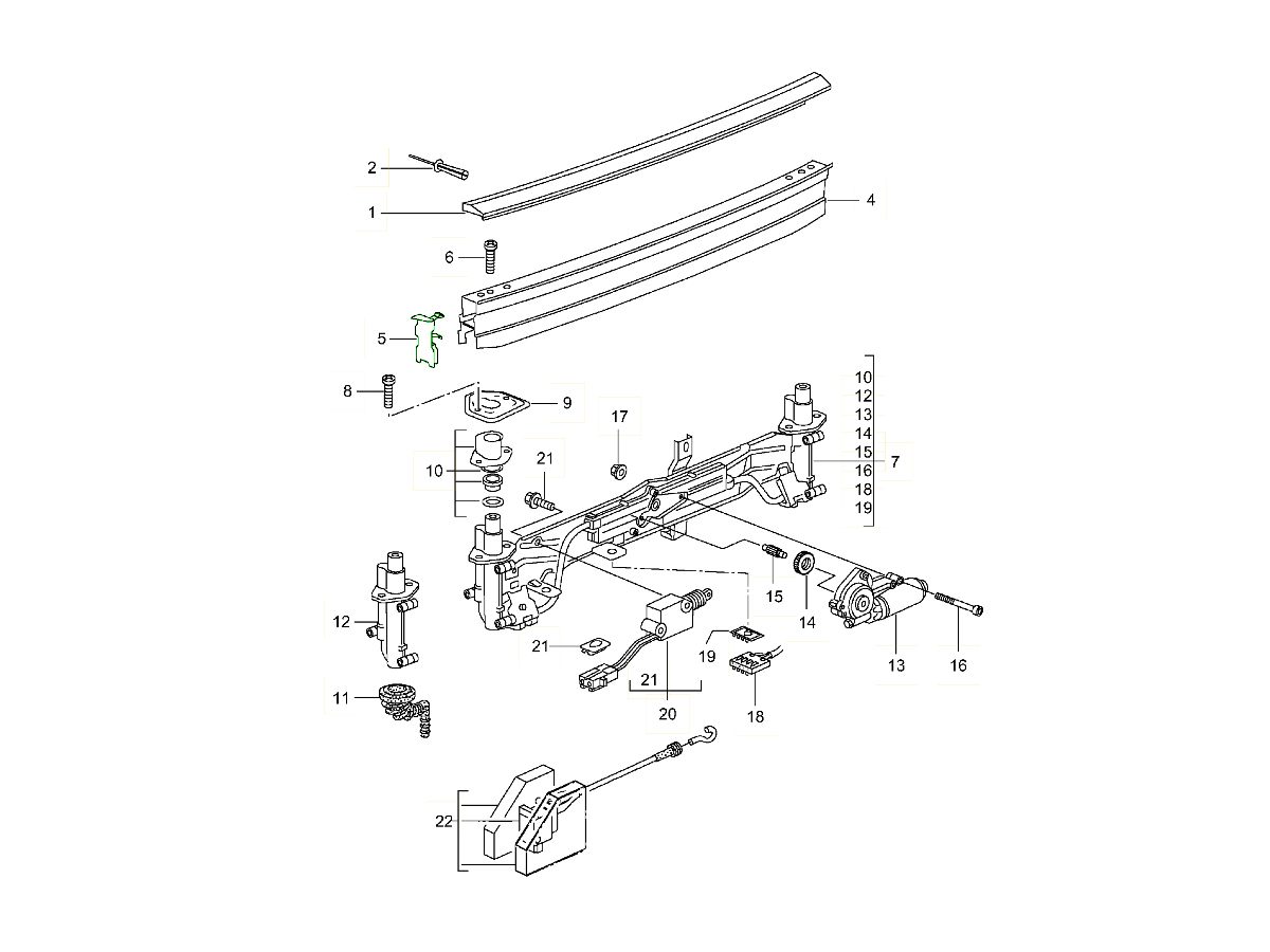 End cap rear spoiler. Porsche 986 Boxster - 98650461502 | Design 911