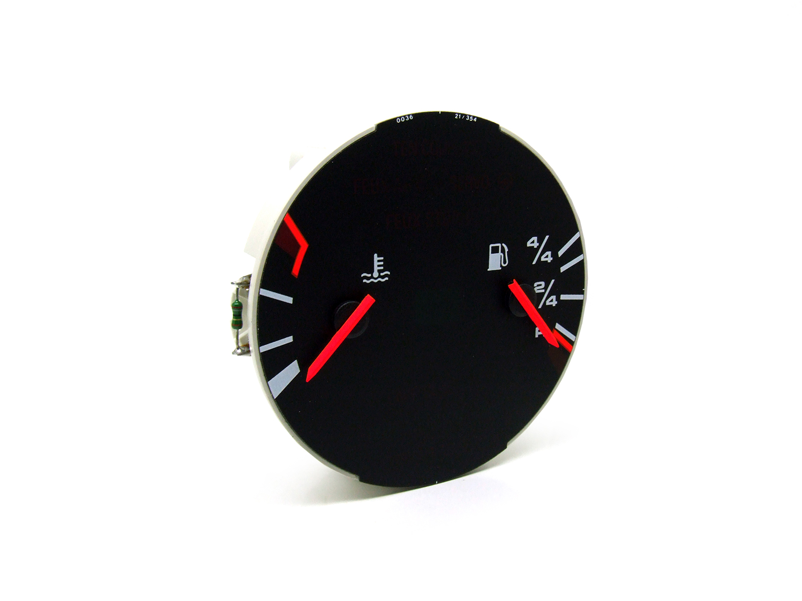 Temperature & Fuel Gauge Indicator Instrument. Porsche 928 ...