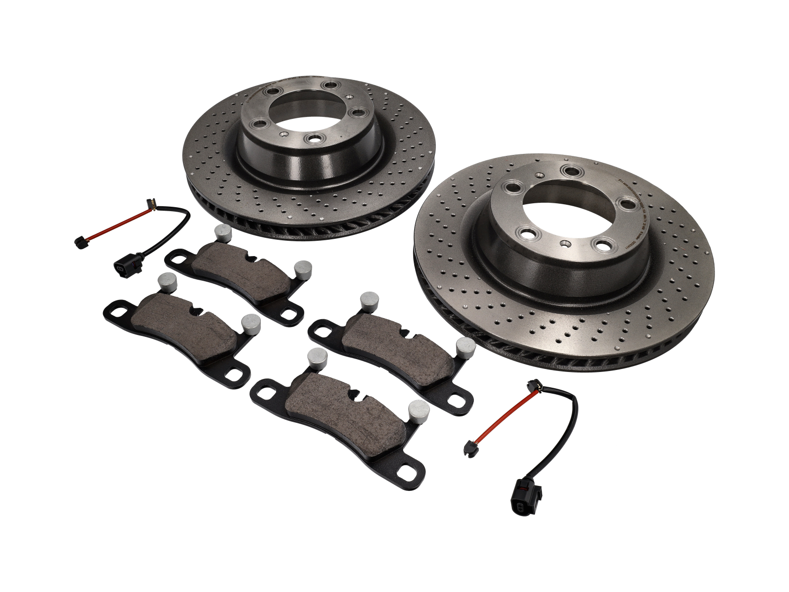 REAR Brake Pads and Brake Disc Package Porsche 991 3.4L - BRAKEKIT991.1 ...