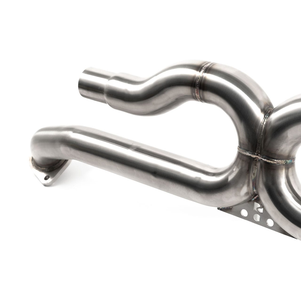 Rear exhaust muffler delete x pipe. Porsche 991.1 2012 to 2016 - EX13 ...