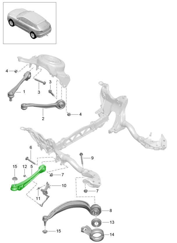 Porsche Macan Wishbone Front 8K0407151F 8K0407152F PAC407151 PAC407152 ...