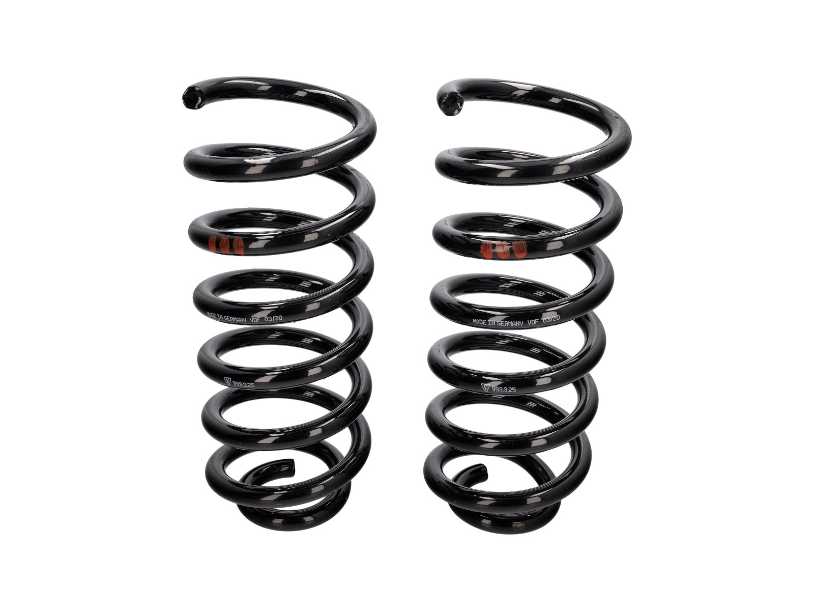 Rear Coil Springs (Pair). Porsche 993 Turbo 1994-96 99333353125504 ...