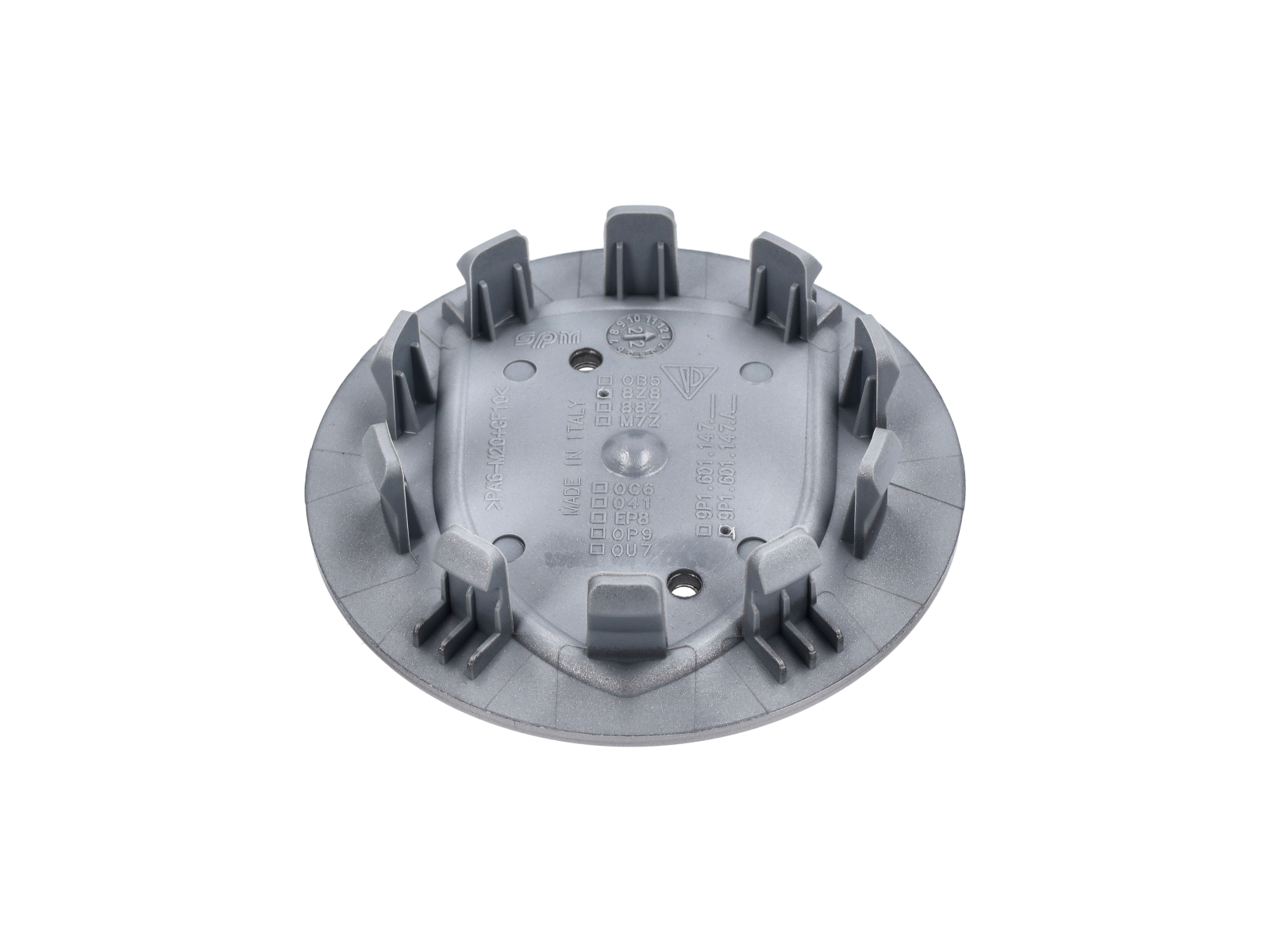 Wheel Cap Silver Concaved with Large Crest for Porsche - 00004460601 ...