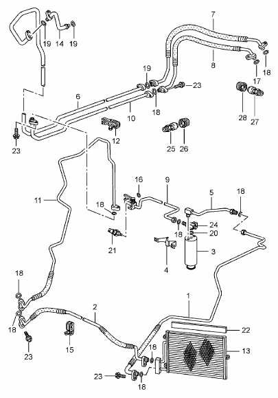 Porsche A/C Condensers & Desiccators | Air Conditioning Cooling ...