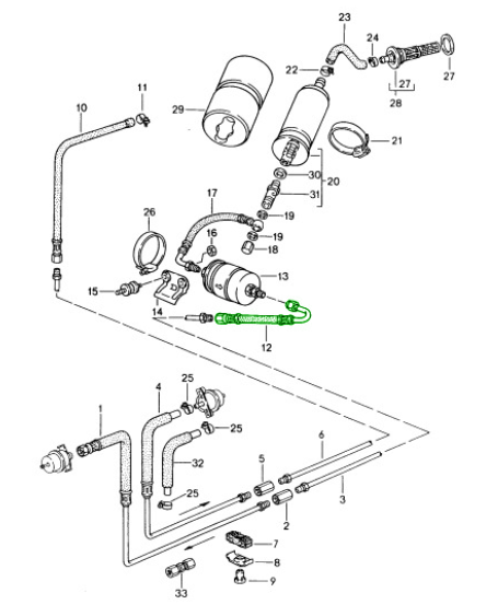 Buy Porsche 944 1982-1991 944S 2.5L 16V 1987-88 Fuel Lines & Breather Hoses | Design 911