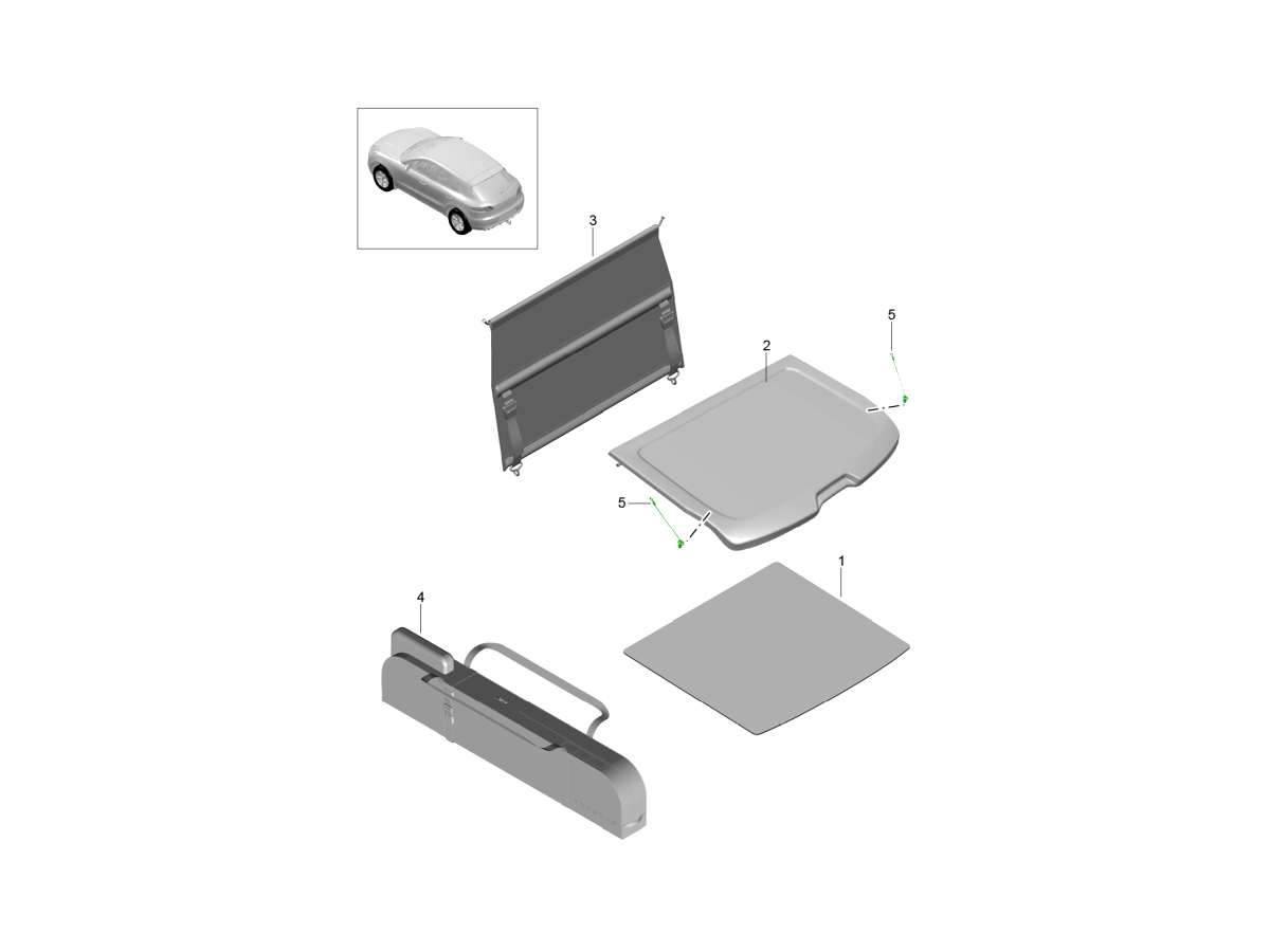 Porsche Parcel Shelf & Backwall Trim for Interior Restoration ...