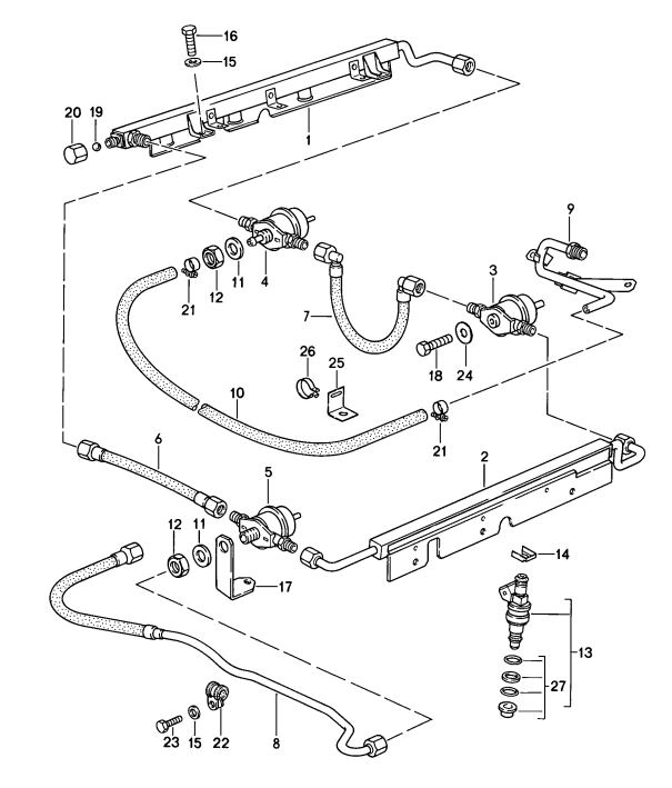 Porsche Fuel Lines & Breather Hoses | Precision Fuel System Components ...