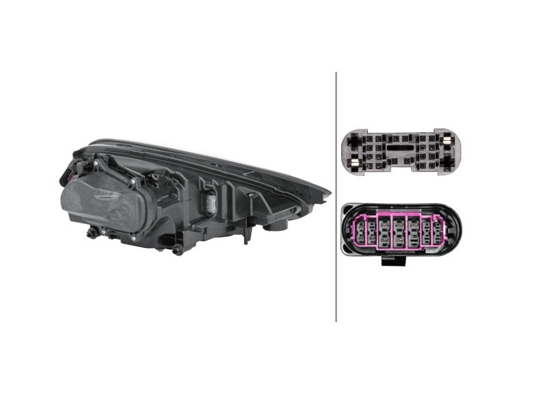 HELLA 1EX 011 745-161 and 1EX 011 745-151 Porsche 958941773A and ...