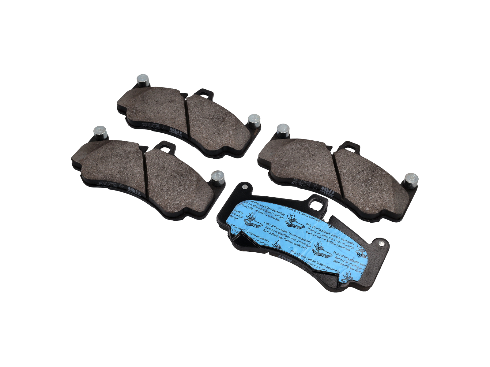 TRW GDB1863 Porsche 99735194700 Brake pads Front for Porsche 997 Turbo ...