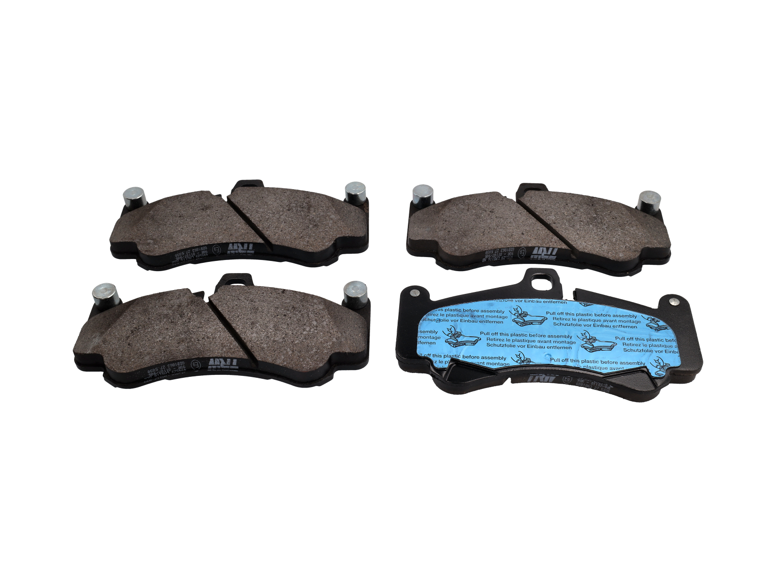TRW GDB1863 Porsche 99735194700 Brake pads Front for Porsche 997 Turbo ...