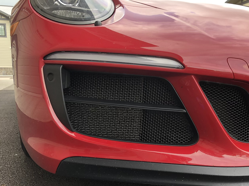Front bumper side grille wire mesh kit Porsche 991.2 GTS/ Aerokit - 991 ...