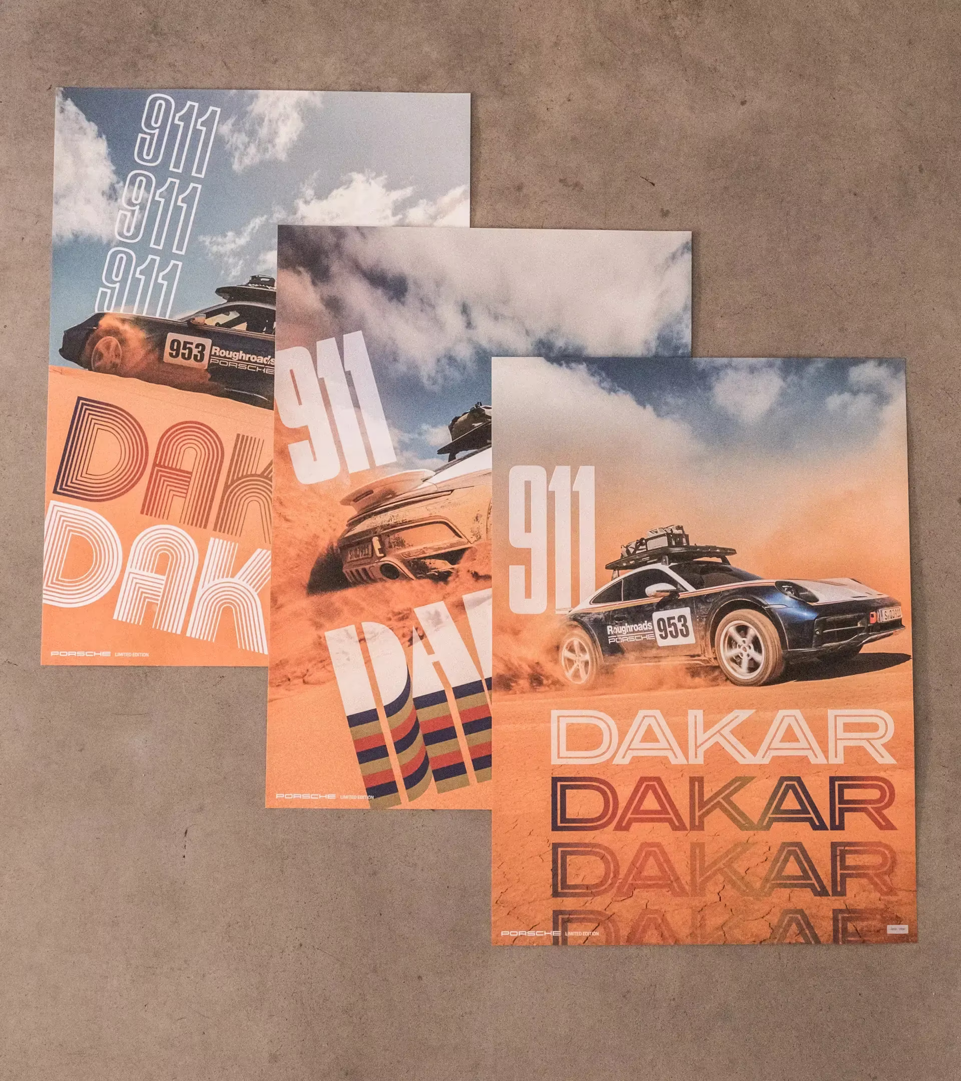 WAP0925010PDKP Poster Set - 911 Dakar - WAP0925010PDKP | Design 911