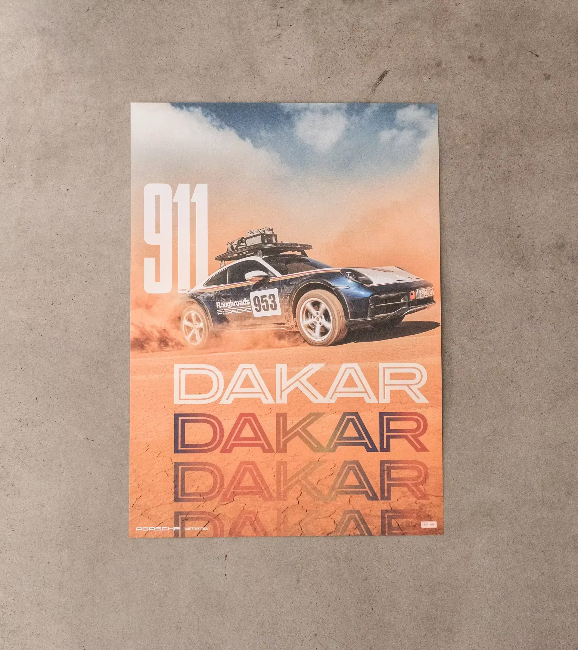 WAP0925010PDKP Poster Set - 911 Dakar - WAP0925010PDKP | Design 911