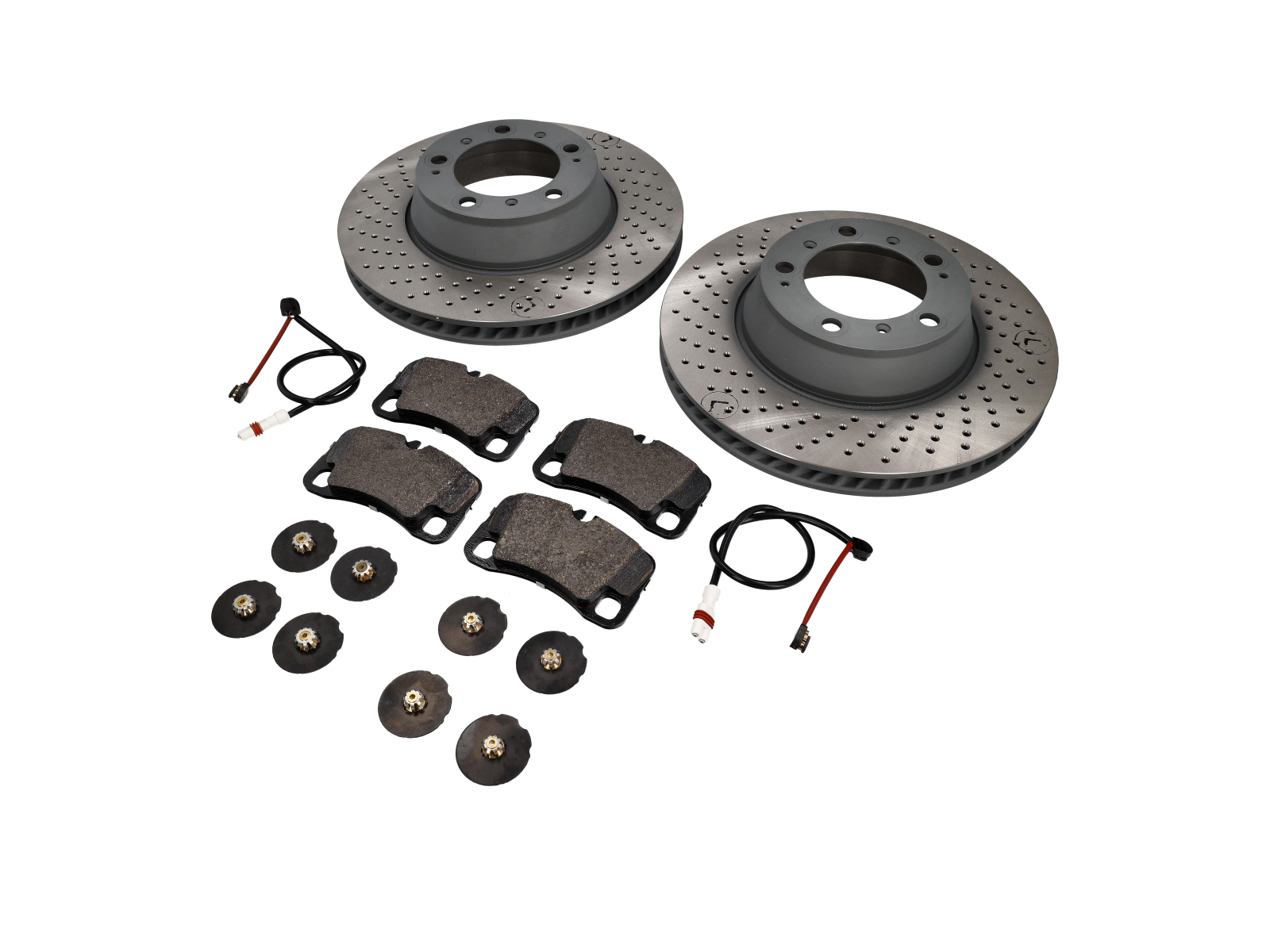 REAR Brake Pads and Brake Disc Package Porsche 997 3.6L C4 ...
