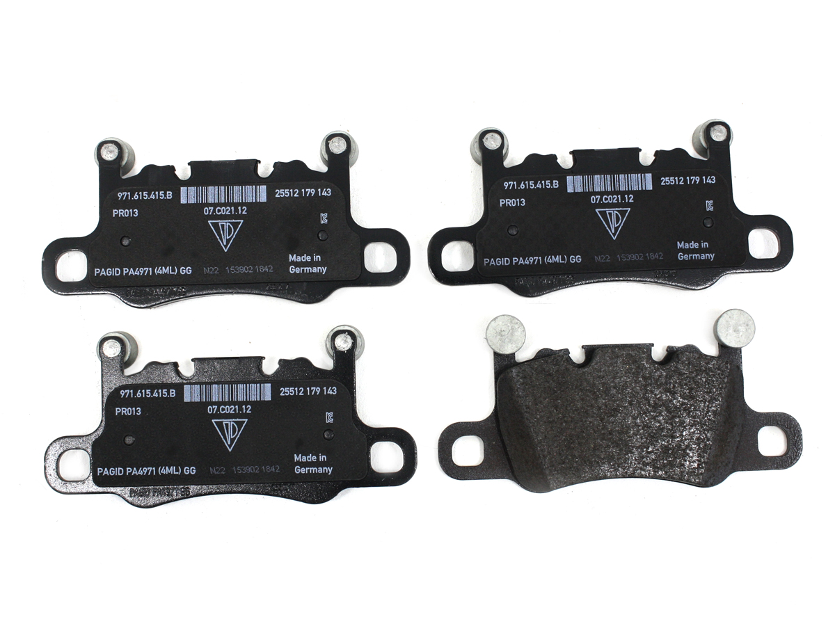 Porsche 971.1 Panamera Turbo Rear Brake pads 971698451J 971698451B ...