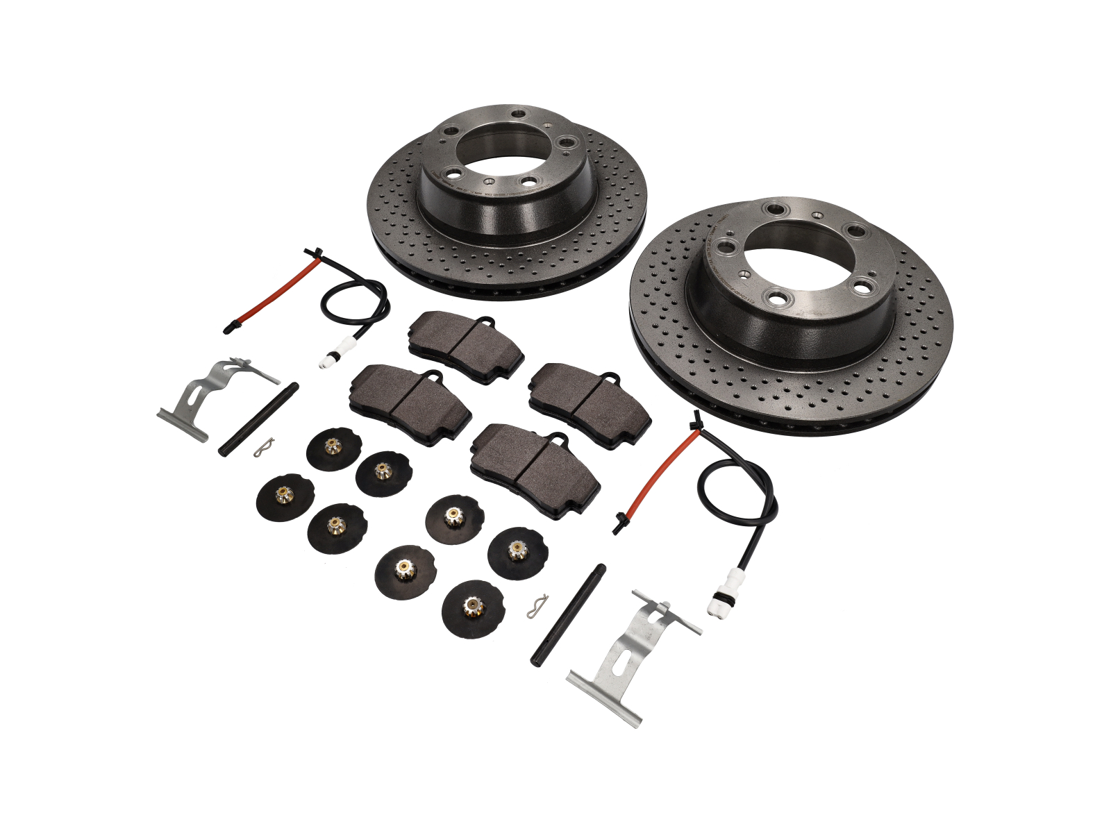 REAR Brake Pads and Brake Disc Package Porsche 997 C4 - BRAKEKIT997C4.R ...