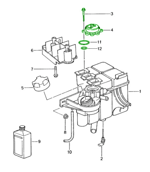 Porsche 996 986 Boxster Coolant Bleed Valve 99610634702 - 99610634702 ...