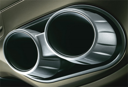 Exhaust Tail Pipes. Porsche Cayenne MKII - 95511125171 | Design 911