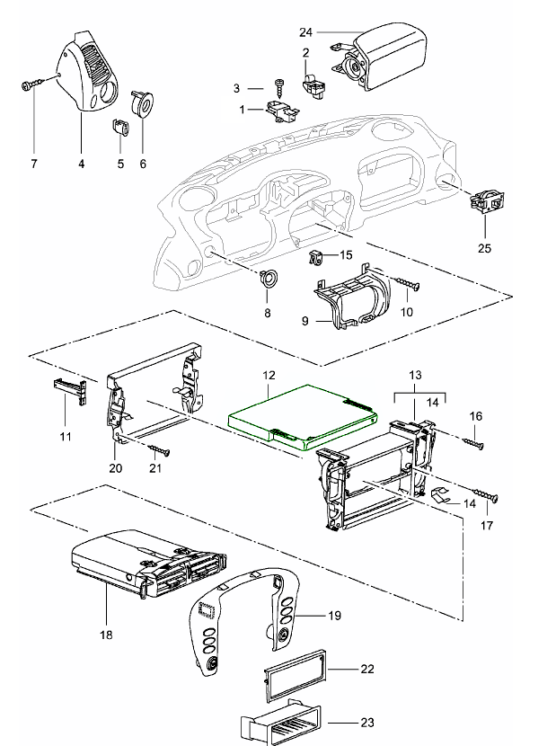 Porsche Drinks Holders | Cup Holder Replacements & Interior Parts ...