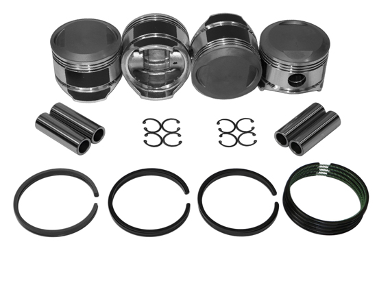 Porsche 356C 912 Piston set big bore 86mm 008 11 86SP - 0081186SP ...