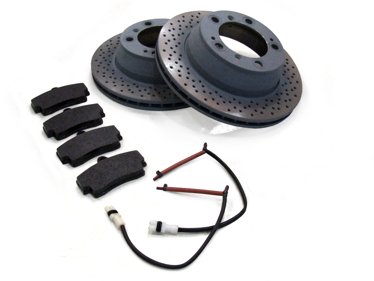 FRONT Brake Pads and Brake Disc Package Porsche 718 S - BRAKEKIT718S.R ...