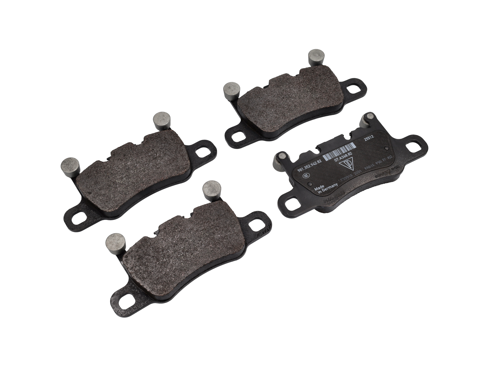 Brake pads, Rear. Porsche Cayman GT4 98135294880 99135294601 ...