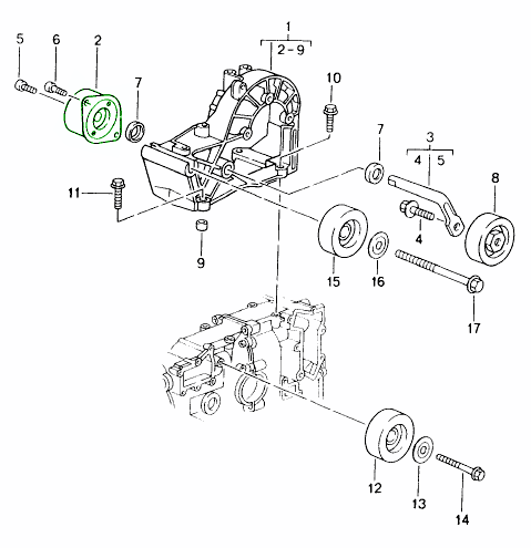 Tensioner Element. Porsche 987 / 987C / 997 - 99710226000 | Design 911