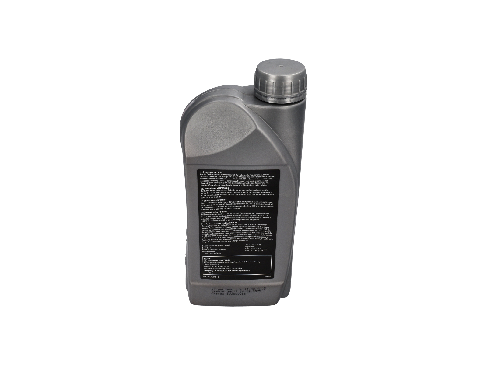 Porsche Transfer box gear oil ATF 850 ml 00004330563 - 00004330563 ...