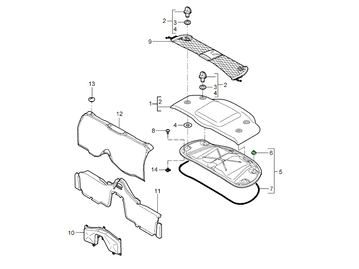 Genuine Porsche & Aftermarket Engine Bay Covers | OEM Engine Protection ...