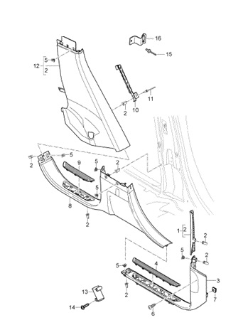 Buy Porsche Cayenne 92A (958) 2010-2017 Side Sill Trims | Design 911