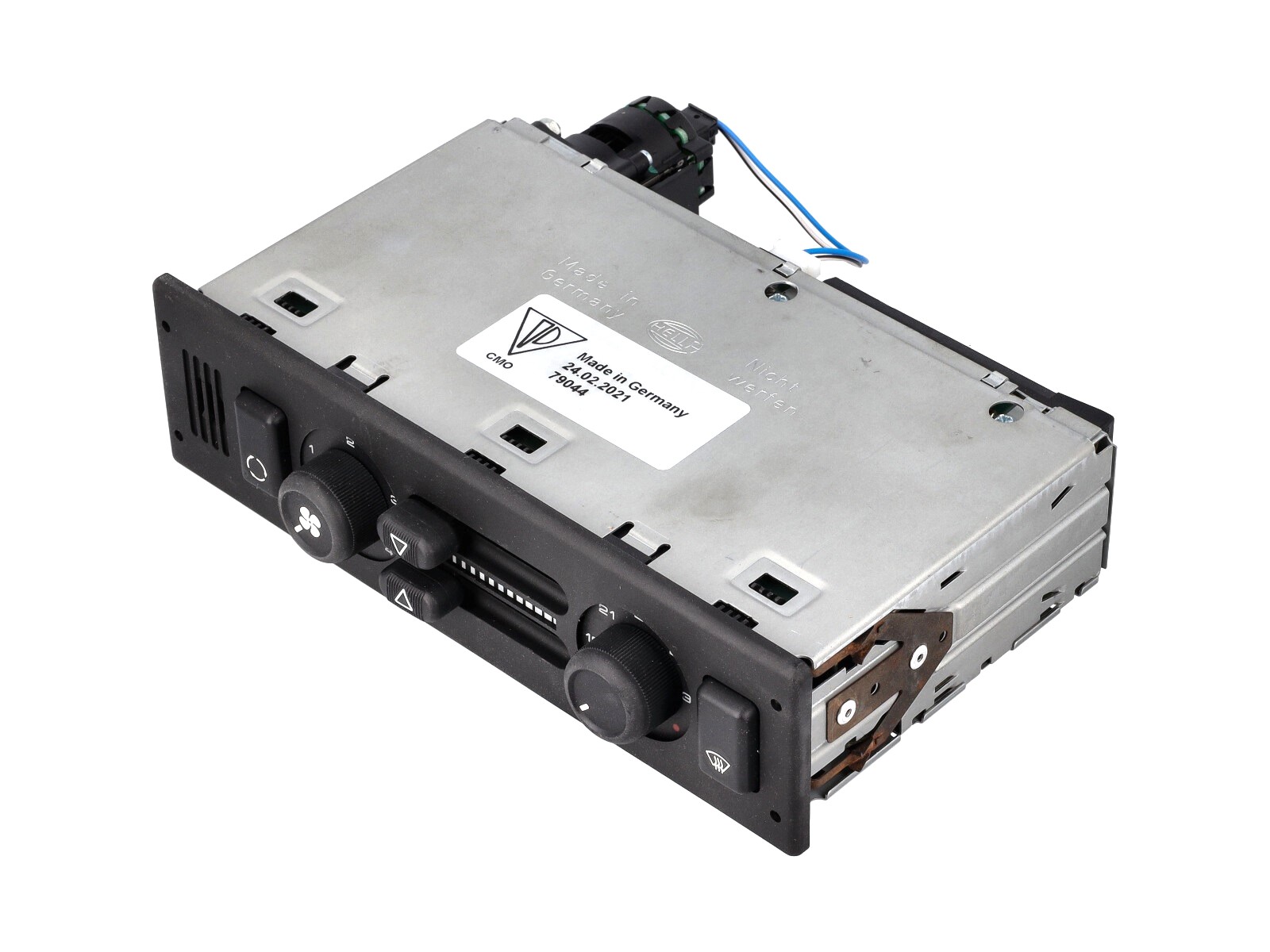 Heating / Ventilation control switch LHD, Black. Porsche 964 C2 / C4 ...