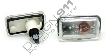 Side Repeaters Square CLEAR. Porsche 944 /924/ 968/ 993/ 964/ 911 ...