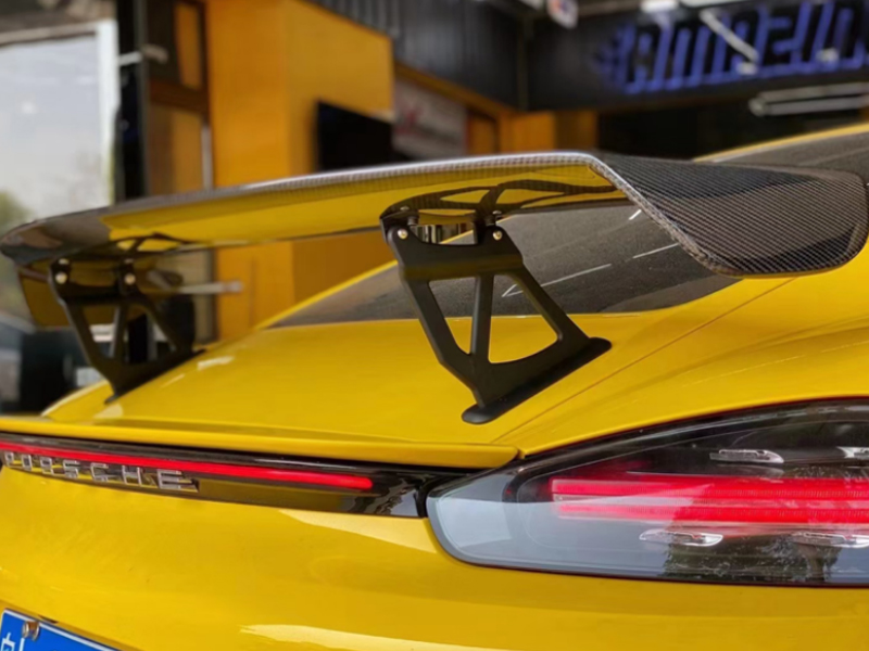 Rear spoiler GT4 Style, Carbon. Porsche 718 - 982825491G2X/1 | Design 911