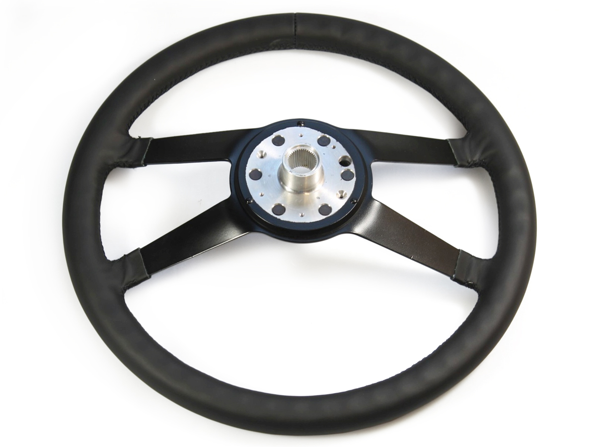 Leather steering wheel 380mm Carrera RS style. Porsche 911 1965 - 1973 ...