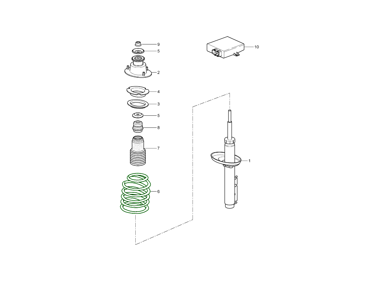 Porsche Rear Coil Springs | Design911 Suspension Components for Ride ...