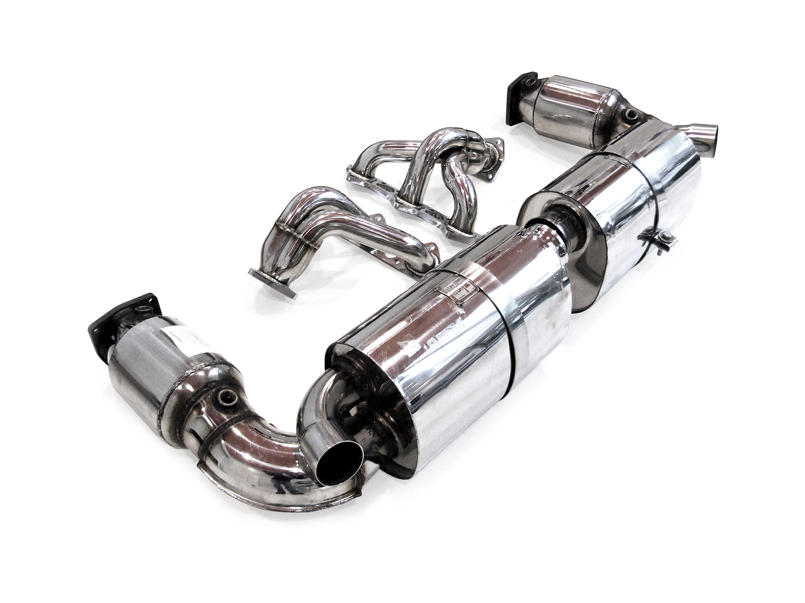 Sports Exhaust Muffler & Headers Package. Porsche 997 Turbo ...
