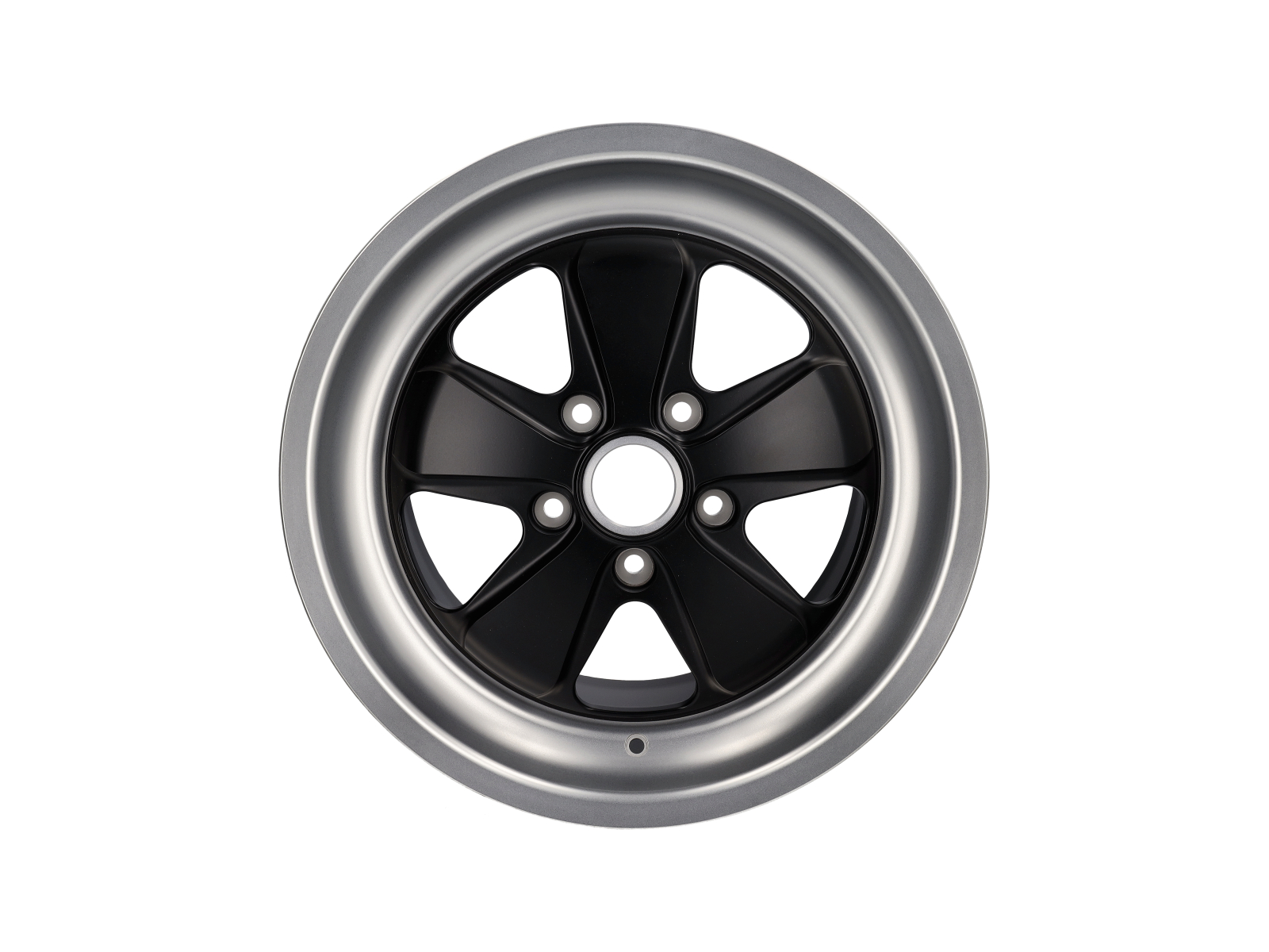 18" FUCHS Wheel OTTO 10.0J ET65 in Black Polished and black satin gloss ...