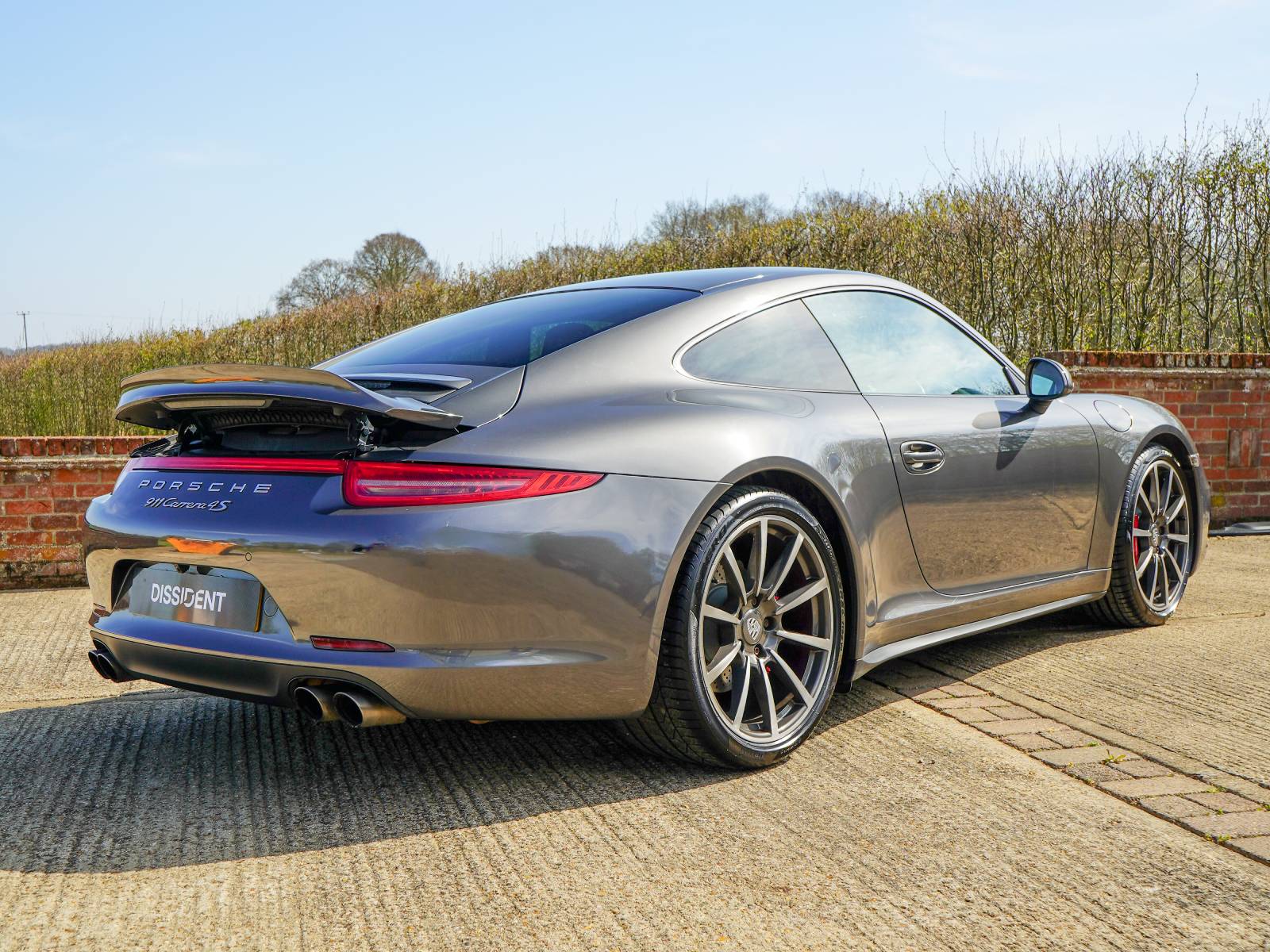 Rear ducktail spoiler carbon fibre. Porsche 991.1 99150498114 ...