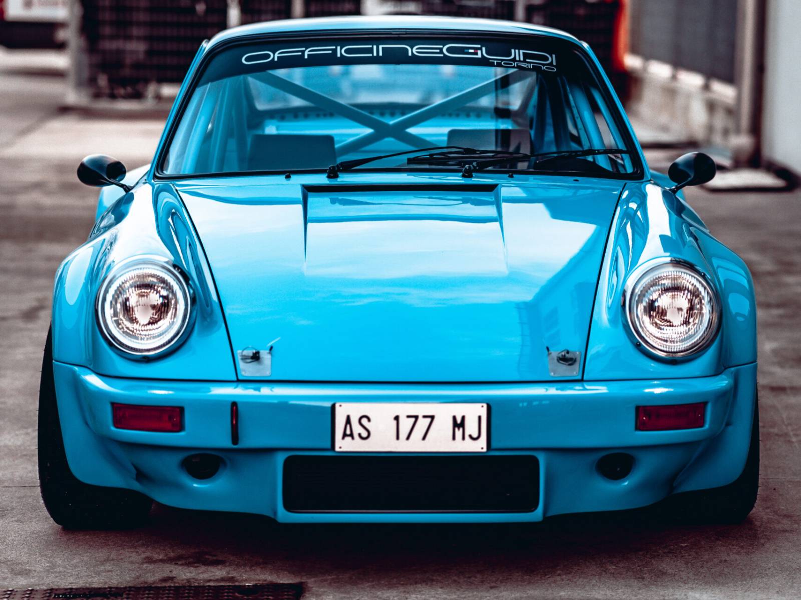 LED headlamp set with chrome reflector and fluted lens RHD Porsche 911 ...
