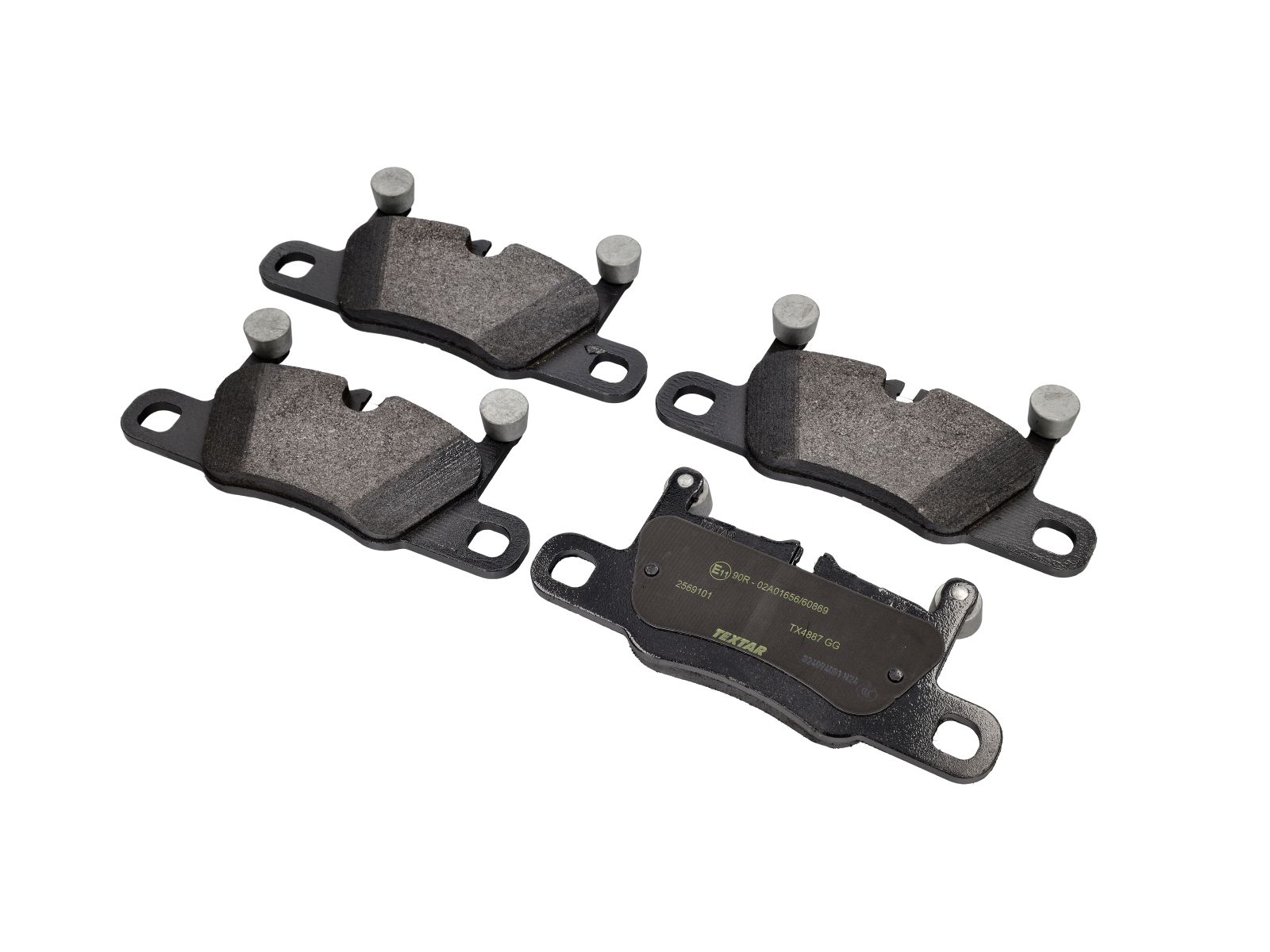 TEXTAR 2569101 Porsche 99135294902 Brake pads Rear for Porsche 991 S 3 ...