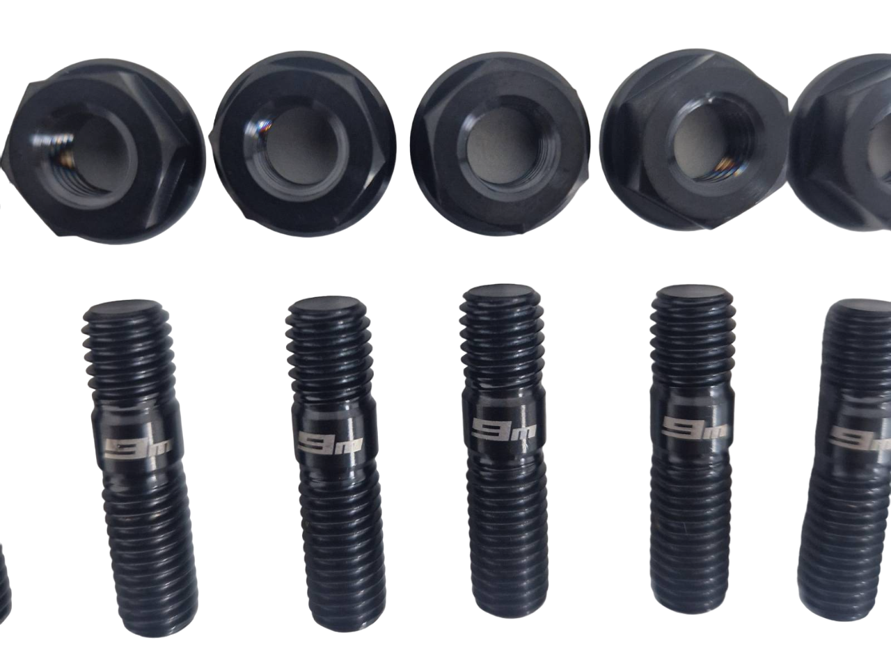 Titanium stud and nut kit, OPF to silencer. Porsche 718 GT4 RS / Spyder ...