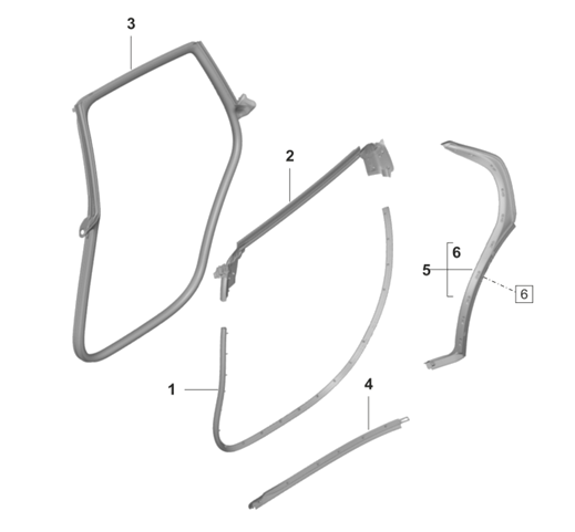 Porsche Door Seals | Design911 Rubber Weatherstrips for Cabin ...