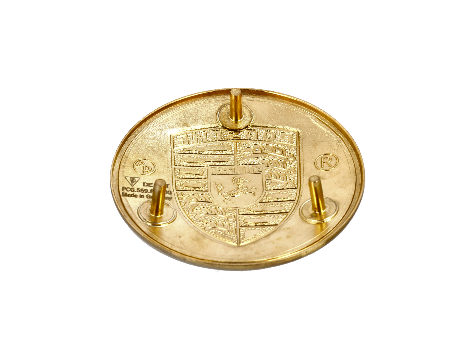 Porsche 356 911 914 Badge with full-color embossed Porsche Crest ...