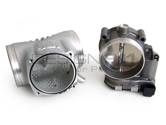 Aluminum Intake Plenum Competition + 82mm Throttle Body Porsche 996 GT3 ...