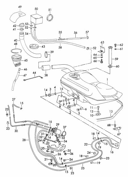 Porsche 911 Fuel Tank Plastic 85L 91120101013 - 91120101013 | Design 911